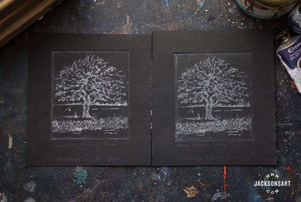 Printmaking With Metallic Ink - Jackson's Art Blog