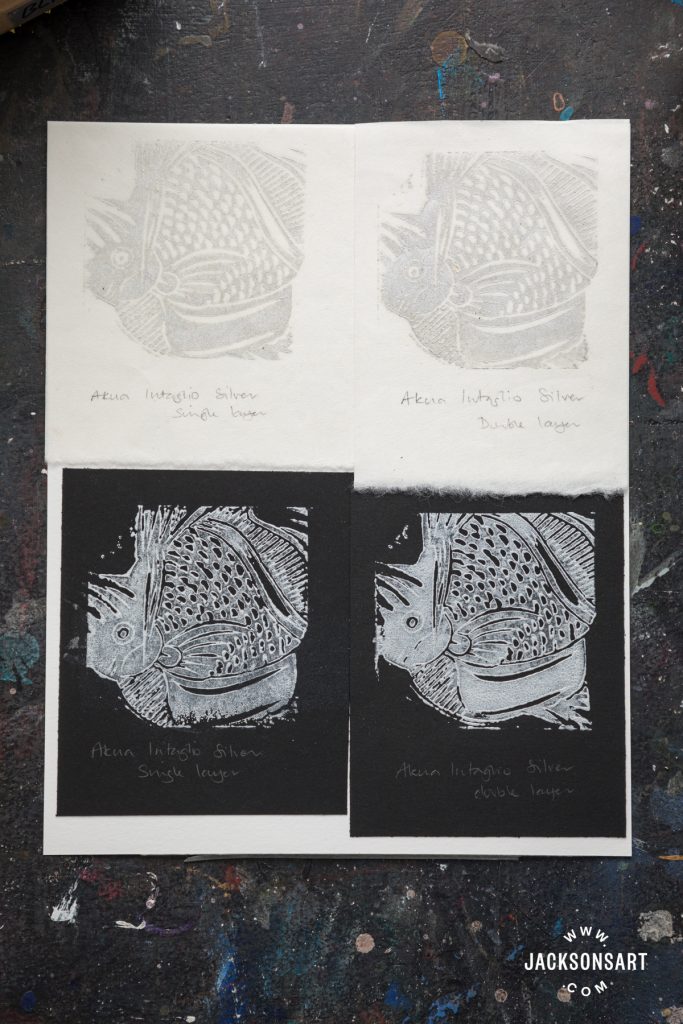 Printmaking With Metallic Ink - Jackson's Art Blog