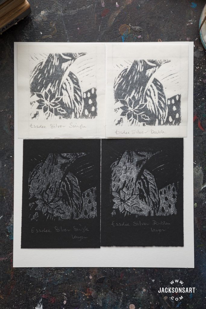 Printmaking With Metallic Ink - Jackson's Art Blog