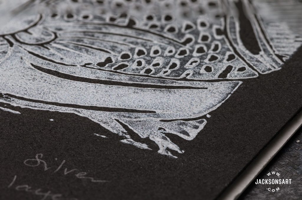 Printmaking With Metallic Ink - Jackson's Art Blog