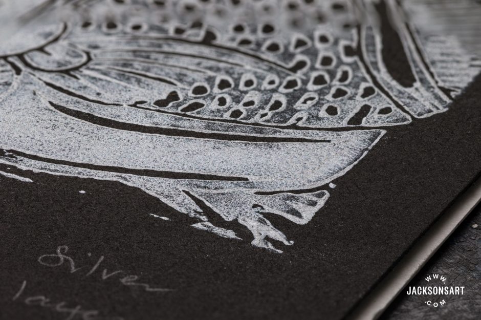 Printmaking With Metallic Ink - Jackson's Art Blog