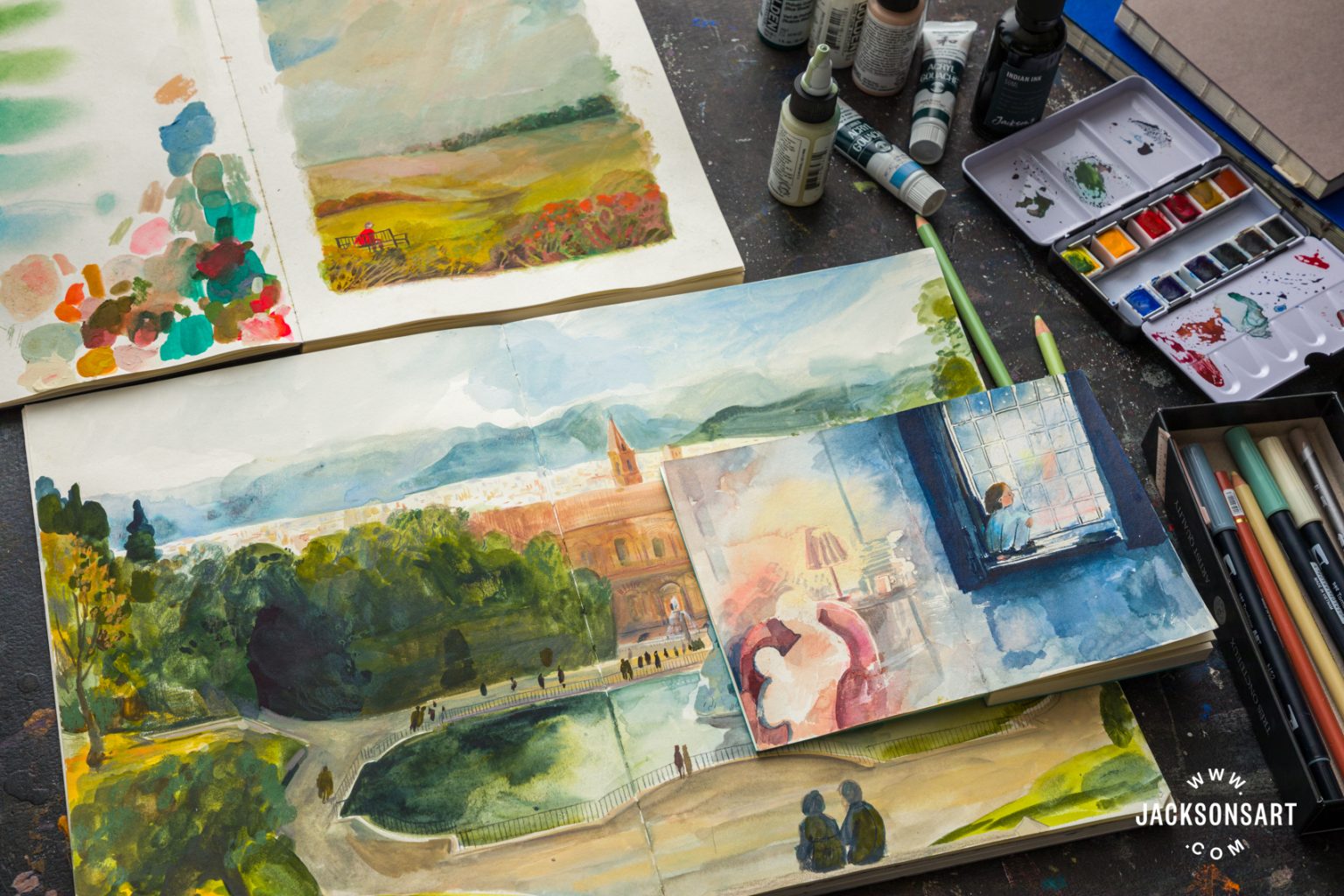 Frances Ives Tests Pith Sketchbooks - Jackson's Art Blog