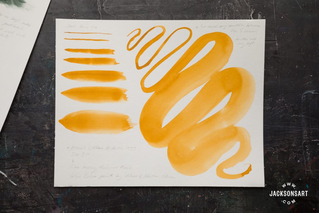 Review of Escoda Último Evolution 1933 Watercolour Brush - Jackson's ...