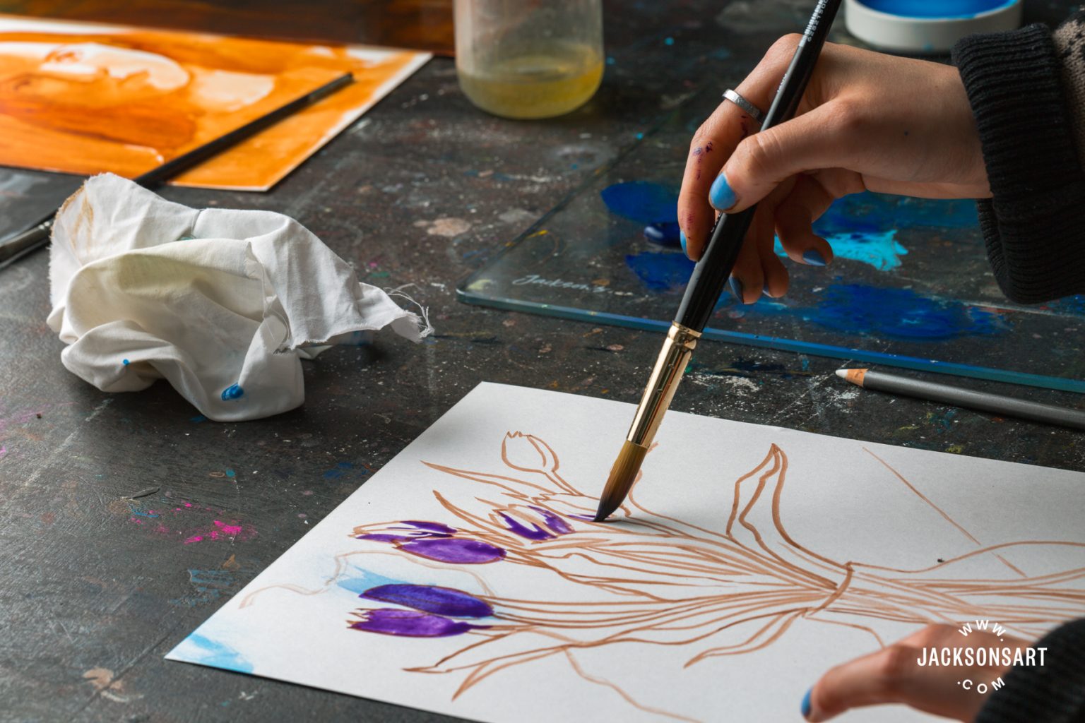 Underpainting in Oil and Acrylic - Jackson's Art Blog