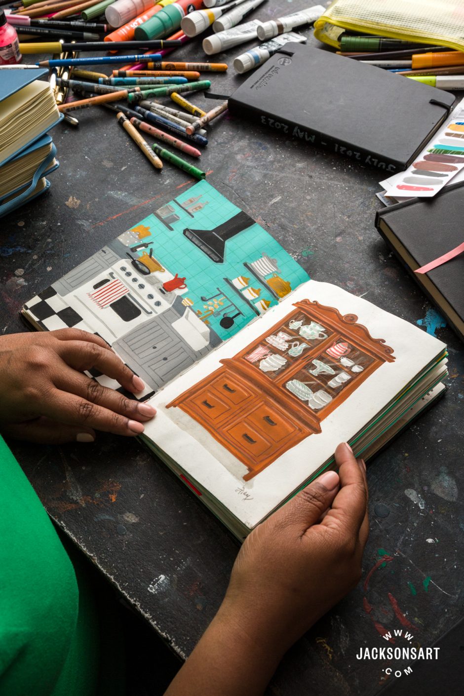 Inside the Sketchbook of Parul Arora - Jackson's Art Blog