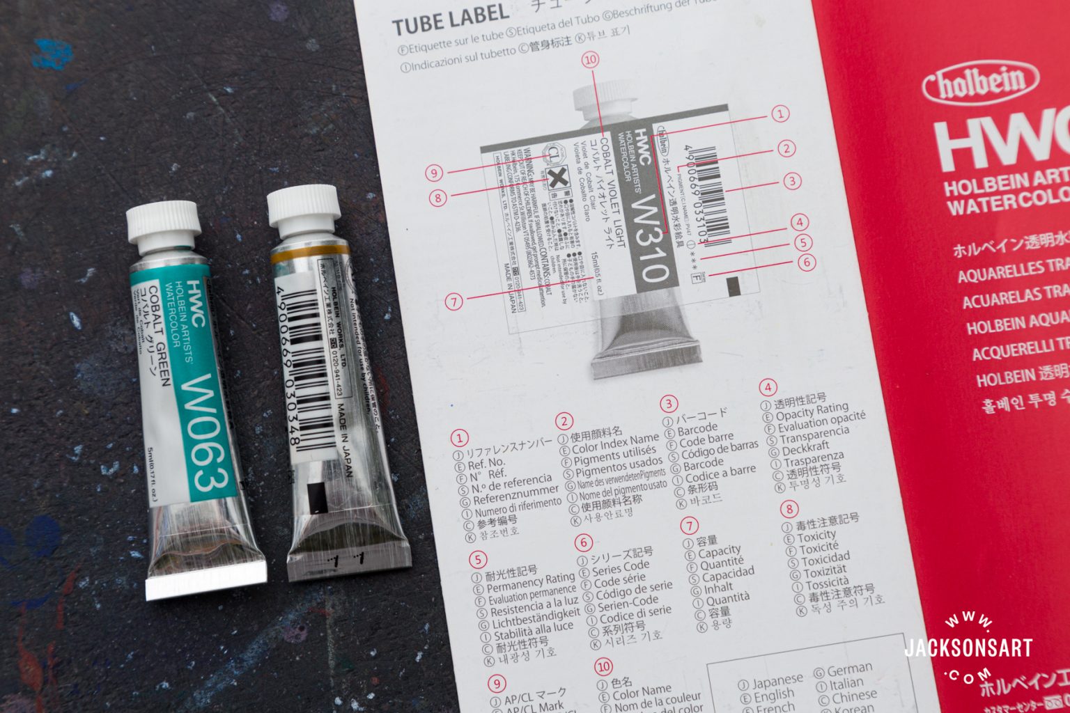 Review of Holbein Artists' Watercolour Paint Set of 30 - Jackson's Art Blog