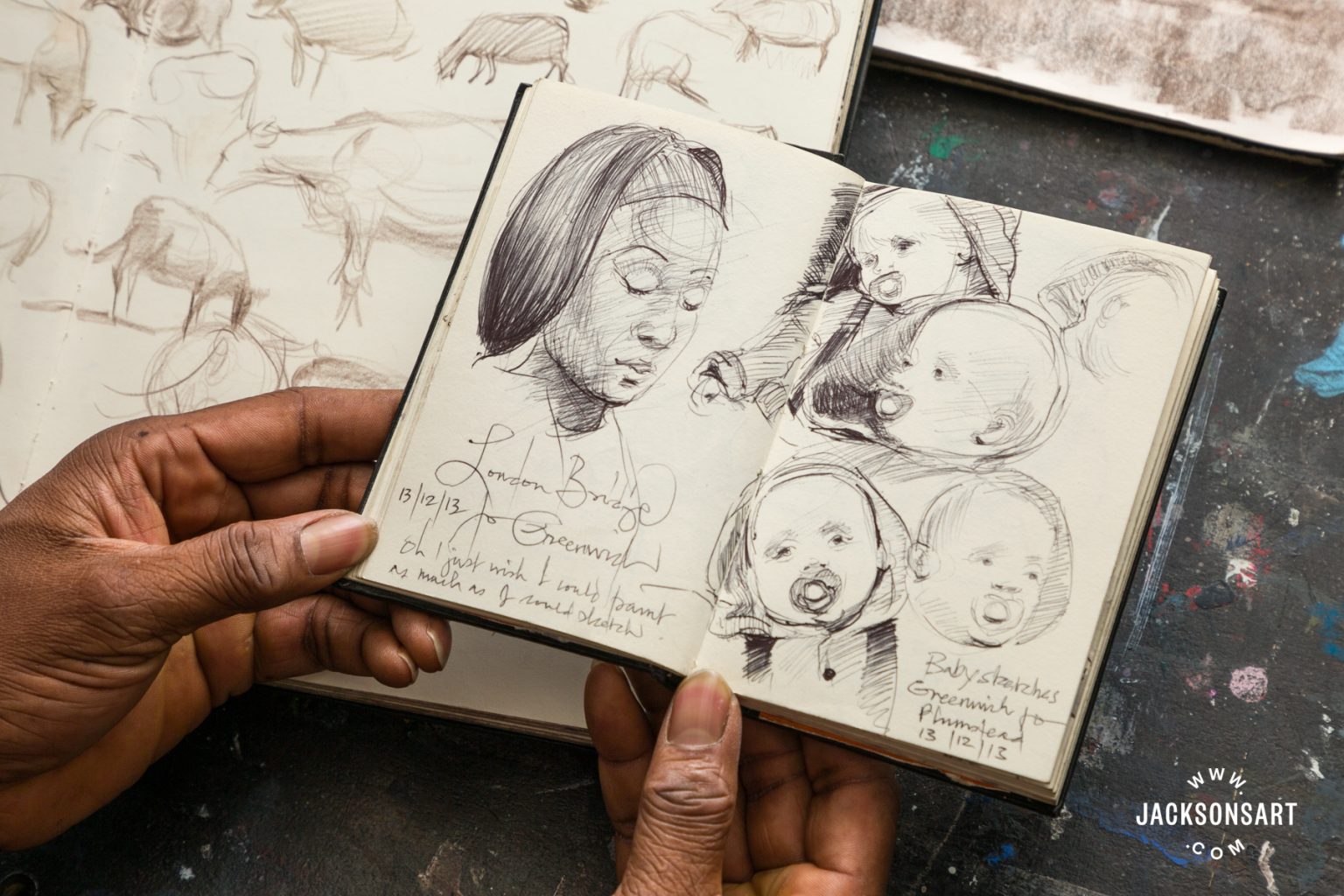 Inside the Sketchbook of Adebanji Alade - Jackson's Art Blog