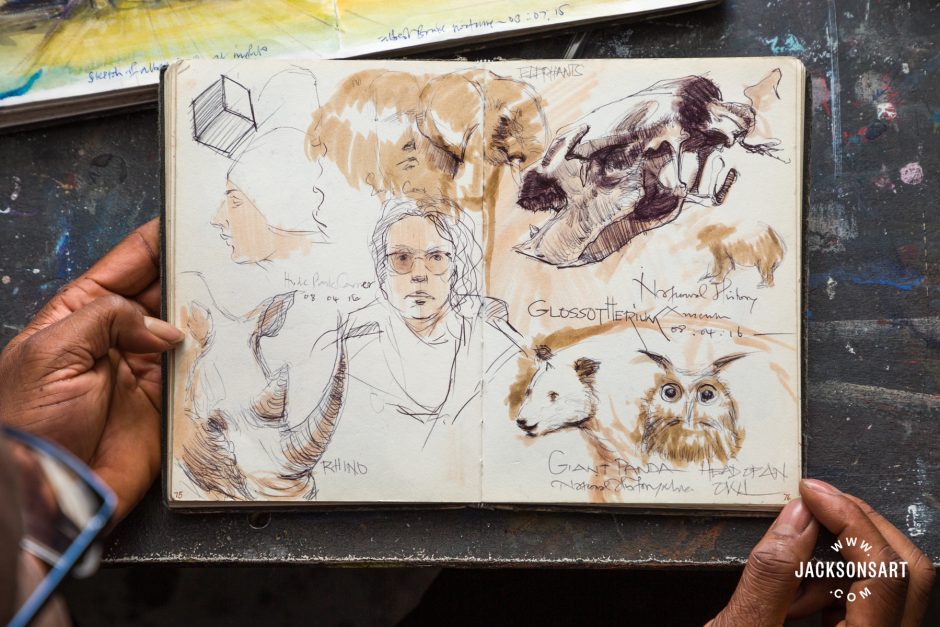 Inside the Sketchbook of Adebanji Alade - Jackson's Art Blog