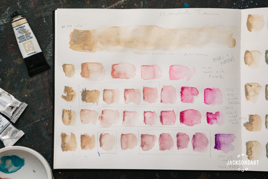What Unbleached Titanium Can Add to Your Palette - Jackson's Art Blog ...