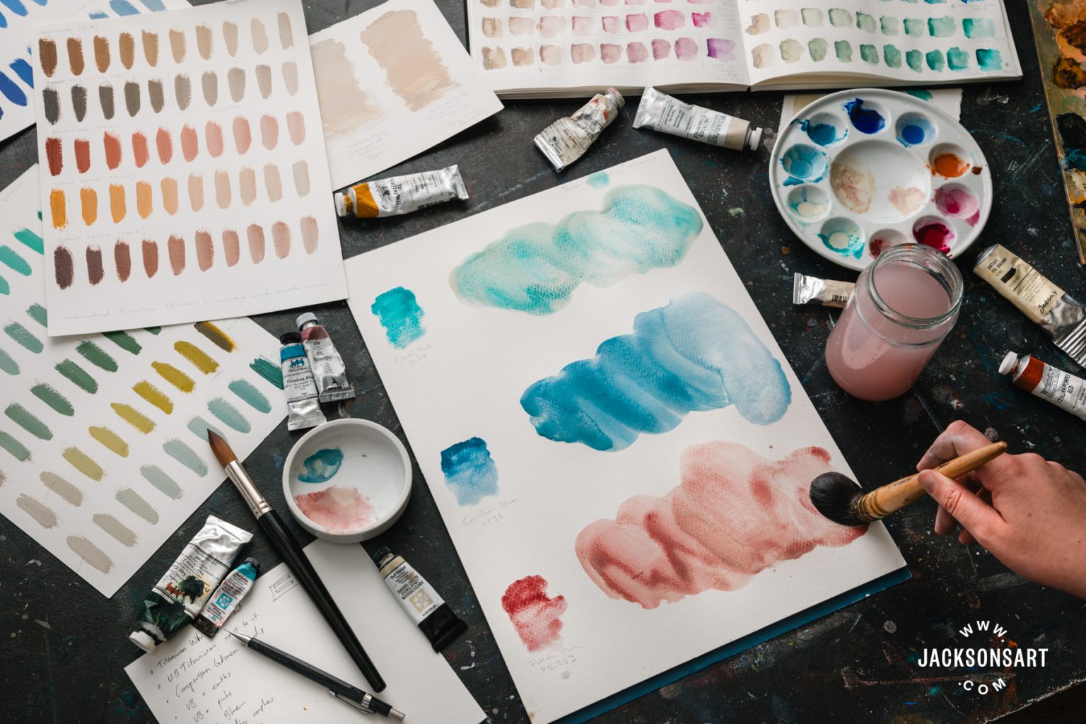 What Unbleached Titanium Can Add to Your Palette - Jackson's Art Blog Jackson's Art Blog