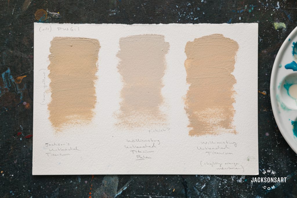 What Unbleached Titanium Can Add to Your Palette - Jackson's Art Blog ...