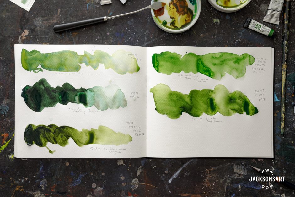Sap Green: From Dye to Mixed Pigment - Jackson's Art Blog