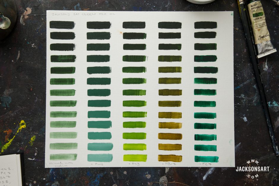 Sap Green: From Dye to Mixed Pigment - Jackson's Art Blog
