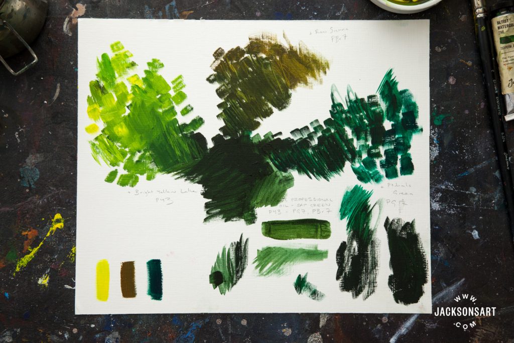 Sap Green: From Dye to Mixed Pigment - Jackson's Art Blog