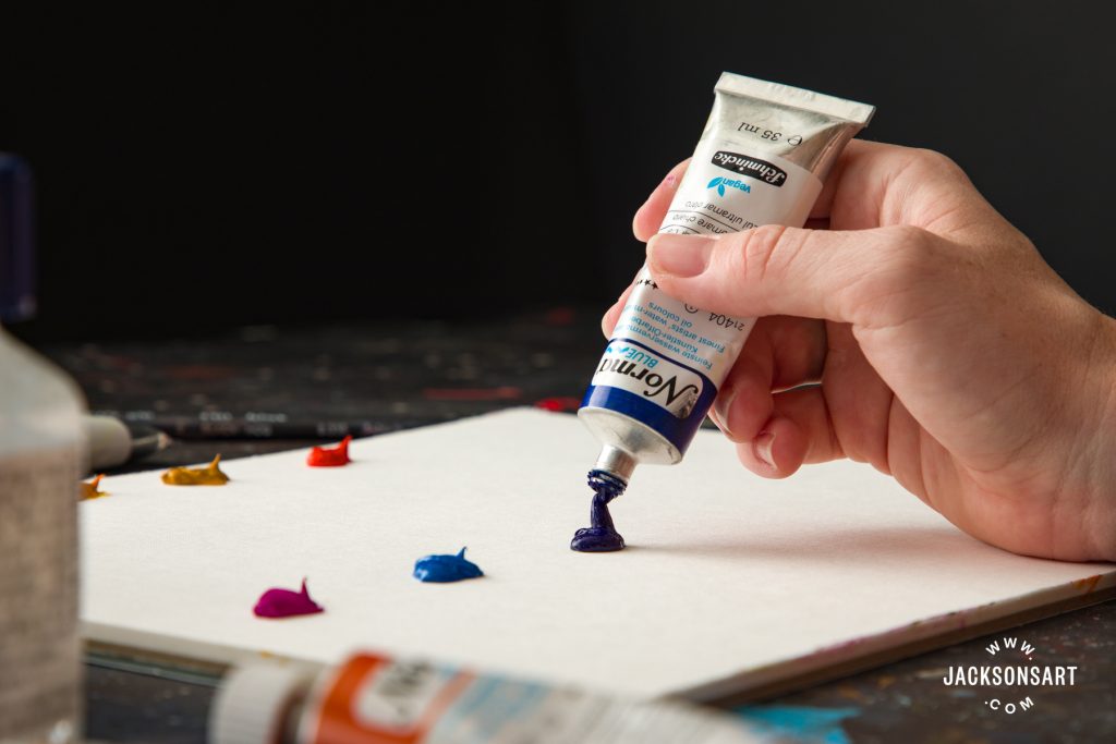 Schmincke Norma Blue Water-Mixable Oil Colours Review - Jackson's Art Blog