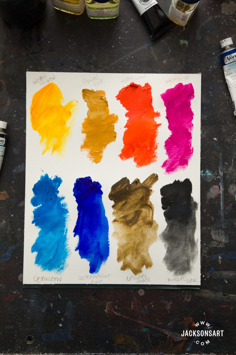 Schmincke Norma Blue Water-Mixable Oil Colours Review - Jackson's Art Blog