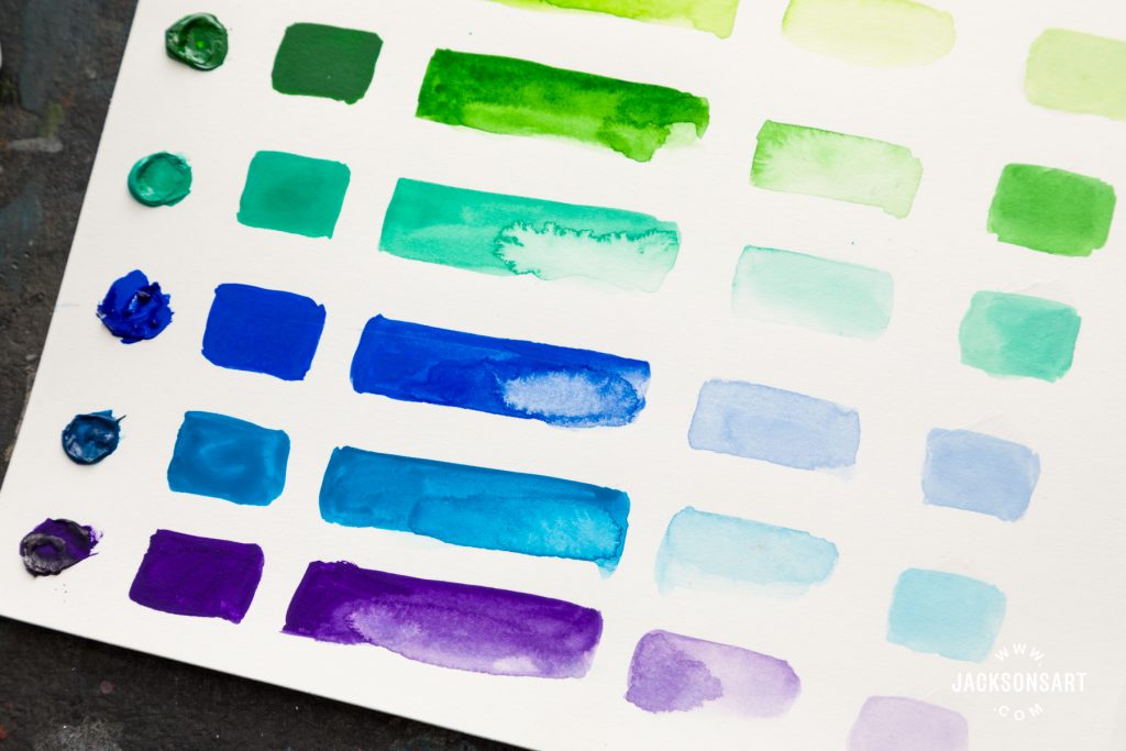 Holbein Artists' Gouache Irodori Summer Set Review - Jackson's Art Blog