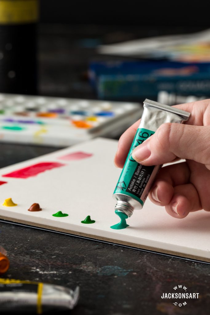Holbein Artists' Gouache Irodori Summer Set Review - Jackson's Art Blog