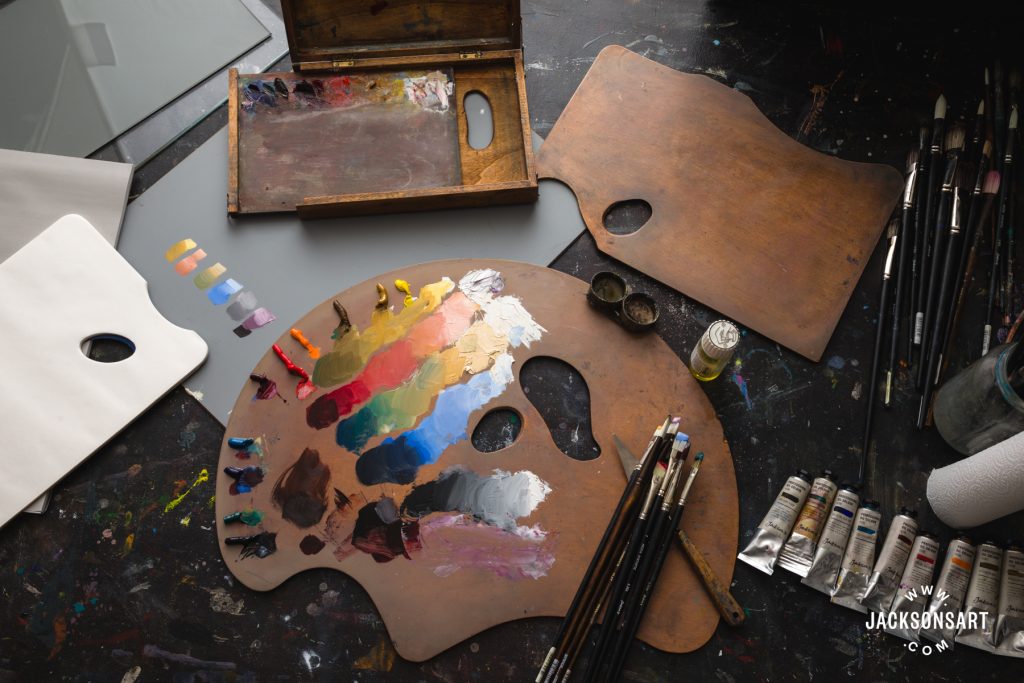 Tips for Setting up an Oil Painting Palette - Jackson's Art Blog