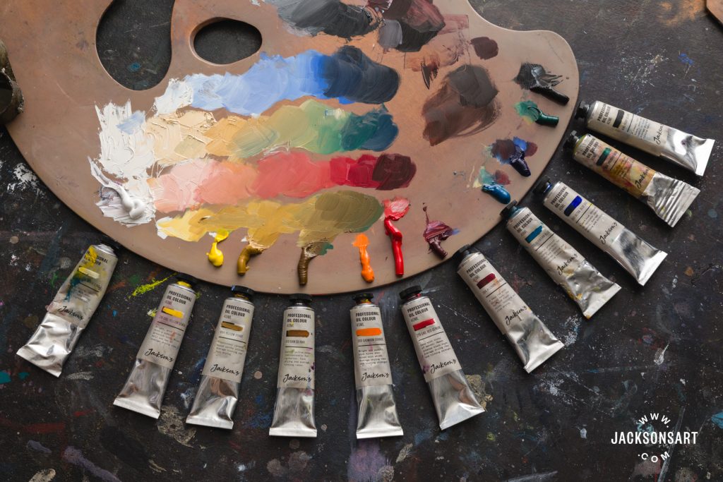 Tips for Setting up an Oil Painting Palette - Jackson's Art Blog
