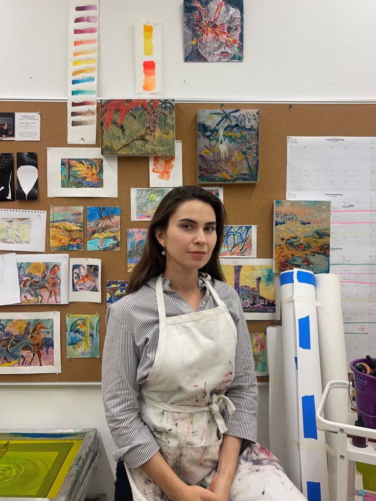 Anna Kurkova: The Physical Process of Painting - Jackson's Art Blog