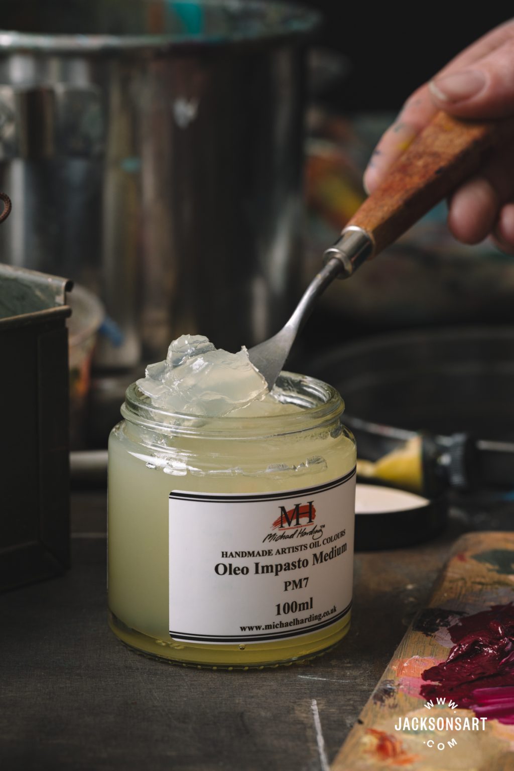 Artist Review: Michael Harding Oleo Impasto Medium - Jackson's Art Blog