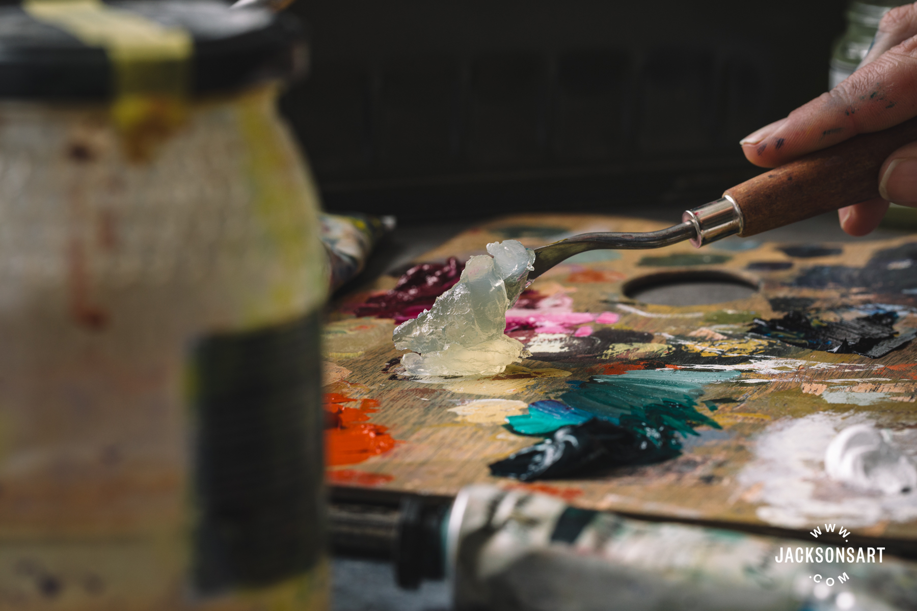 Artist Review: Michael Harding Oleo Impasto Medium - Jackson's Art Blog