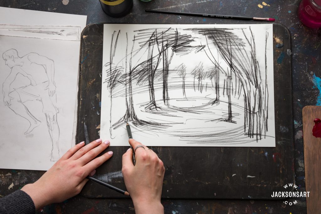 Preparatory Drawing Methods for Painting - Jackson's Art Blog