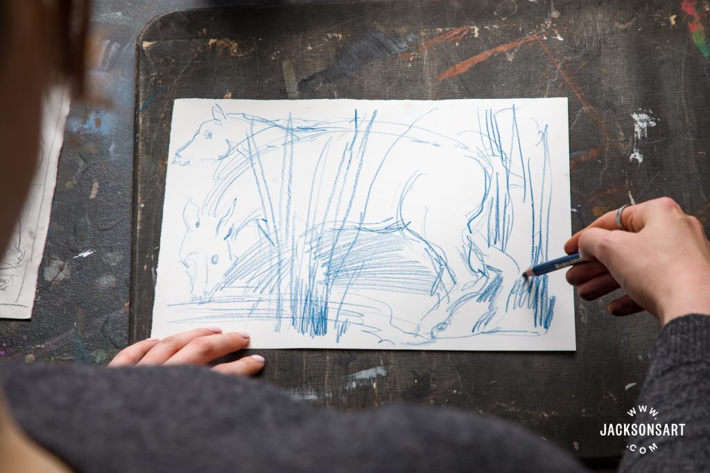 Preparatory Drawing Methods for Painting - Jackson's Art Blog