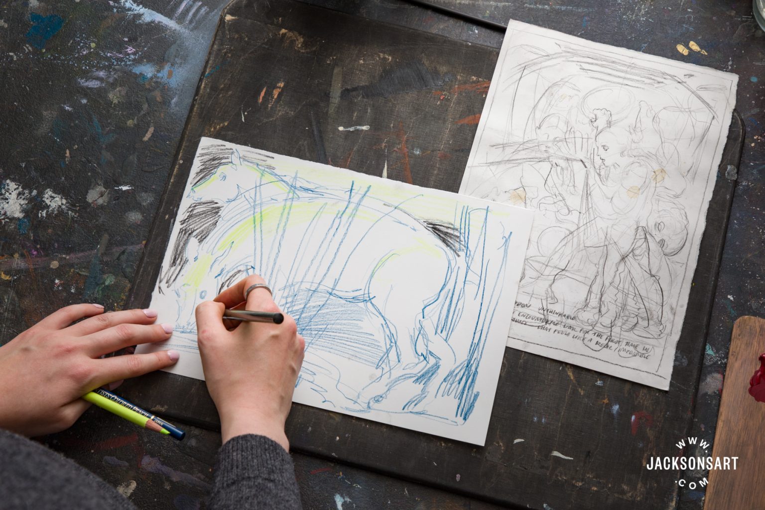 Preparatory Drawing Methods for Painting - Jackson's Art Blog