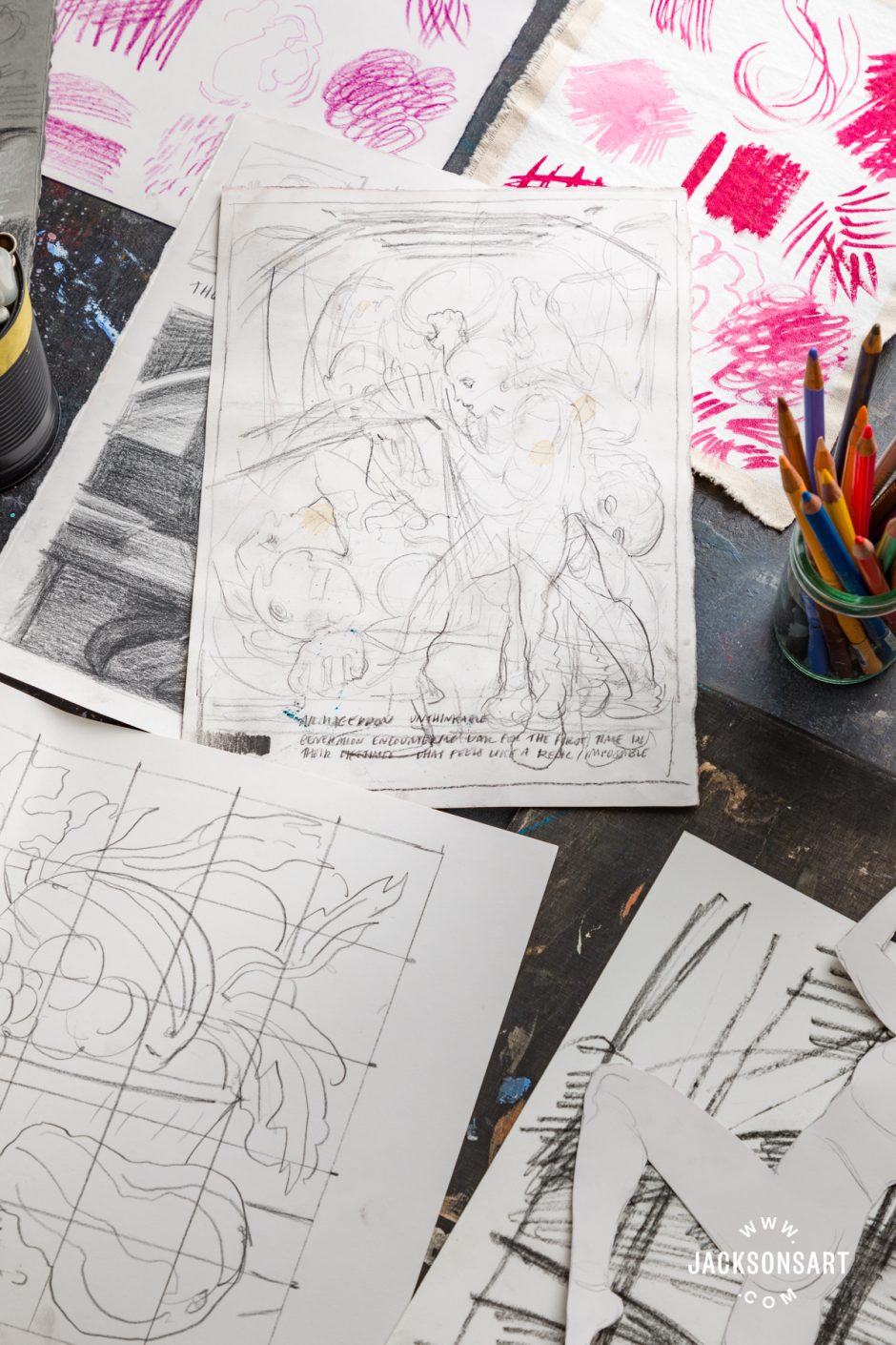 Preparatory Drawing Methods for Painting - Jackson's Art Blog