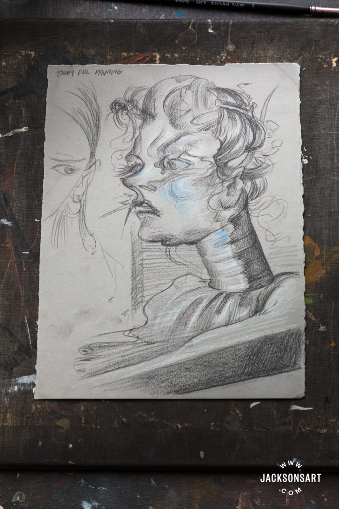 Preparatory Drawing Methods for Painting - Jackson's Art Blog