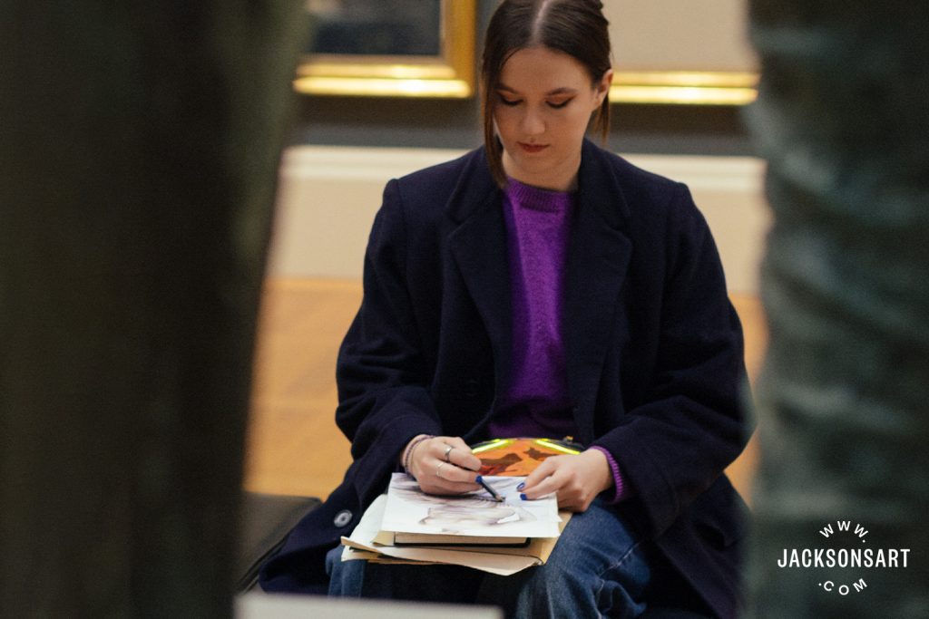 A Guide to Drawing in Galleries and Museums - Jackson's Art Blog