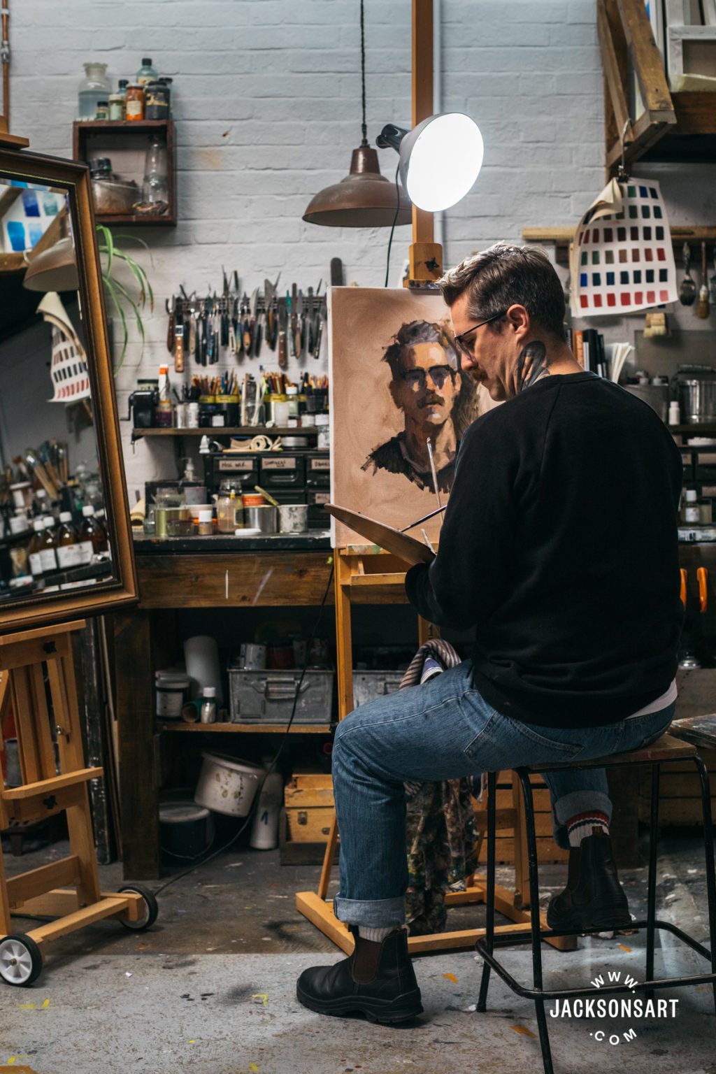 A Guide to Painting a Self-Portrait From Life - Jackson's Art Blog