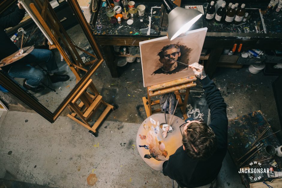 A Guide to Painting a Self-Portrait From Life - Jackson's Art Blog