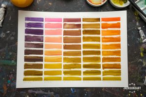 Green Gold and its Colour Mixing Possibilities - Jackson's Art Blog