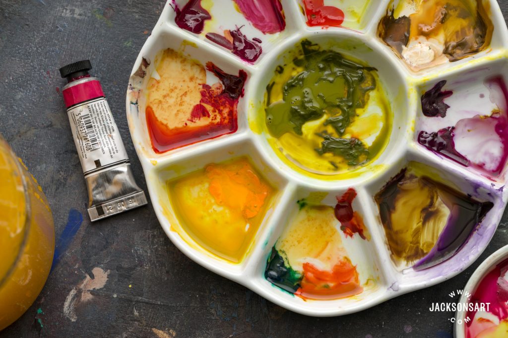 Green Gold and its Colour Mixing Possibilities - Jackson's Art Blog