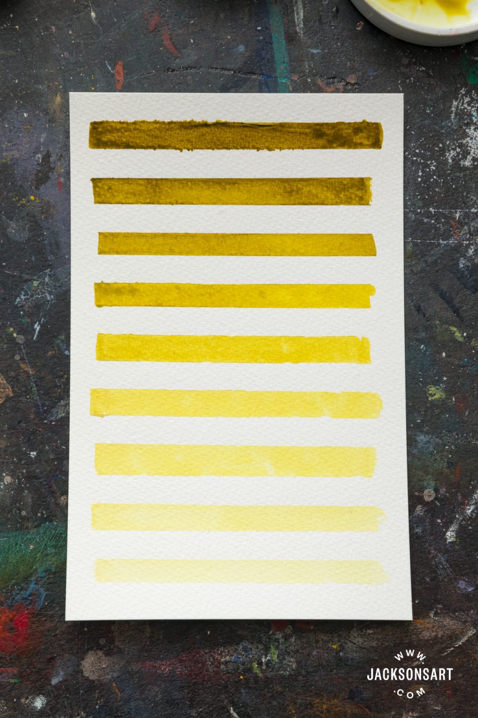 Green Gold and its Colour Mixing Possibilities - Jackson's Art Blog