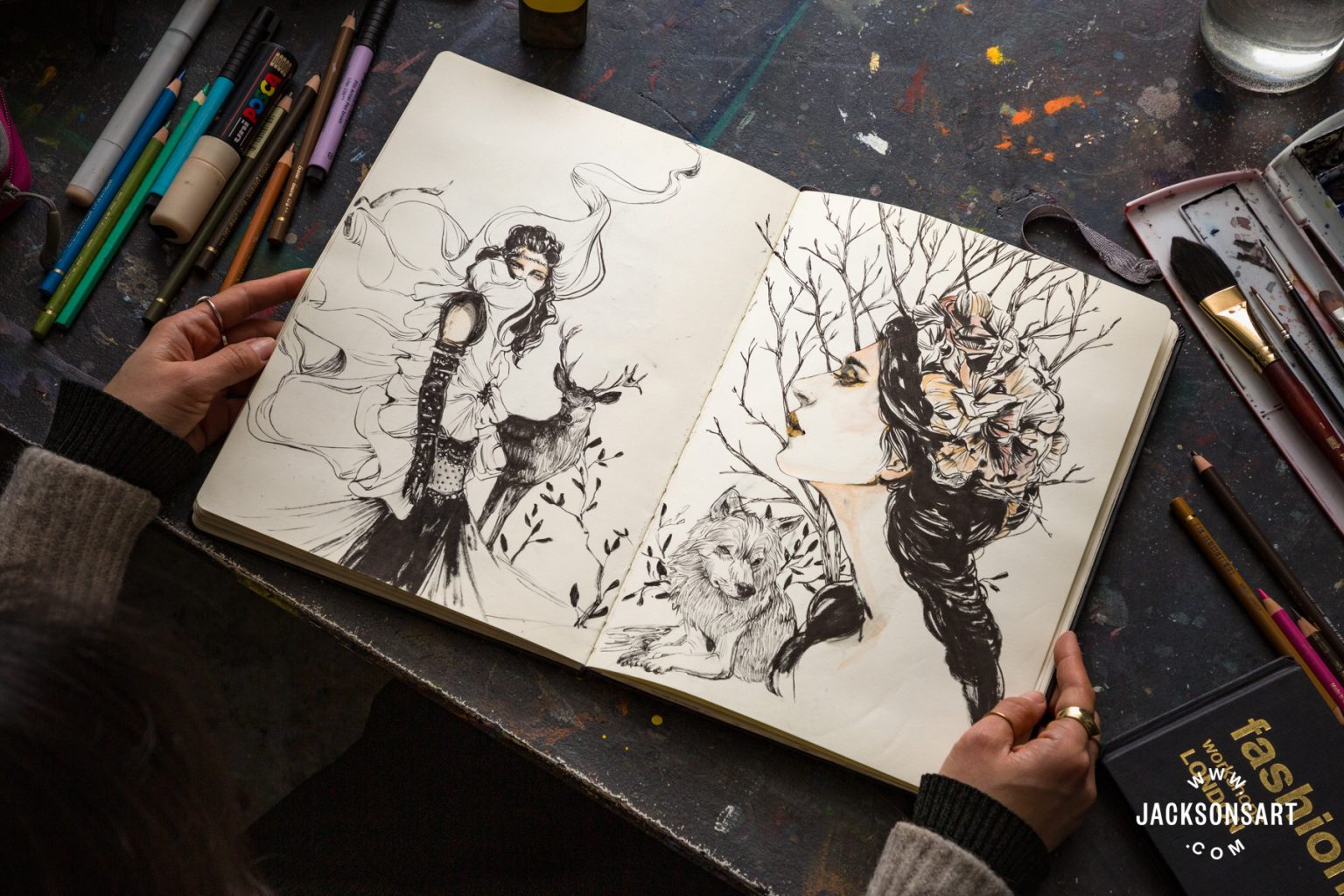 Inside the Sketchbook of Connie Lim - Jackson's Art Blog