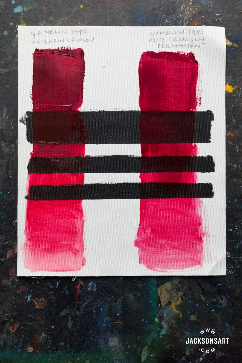 A Closer Look At Gamblin Colour Changes - Jackson's Art Blog