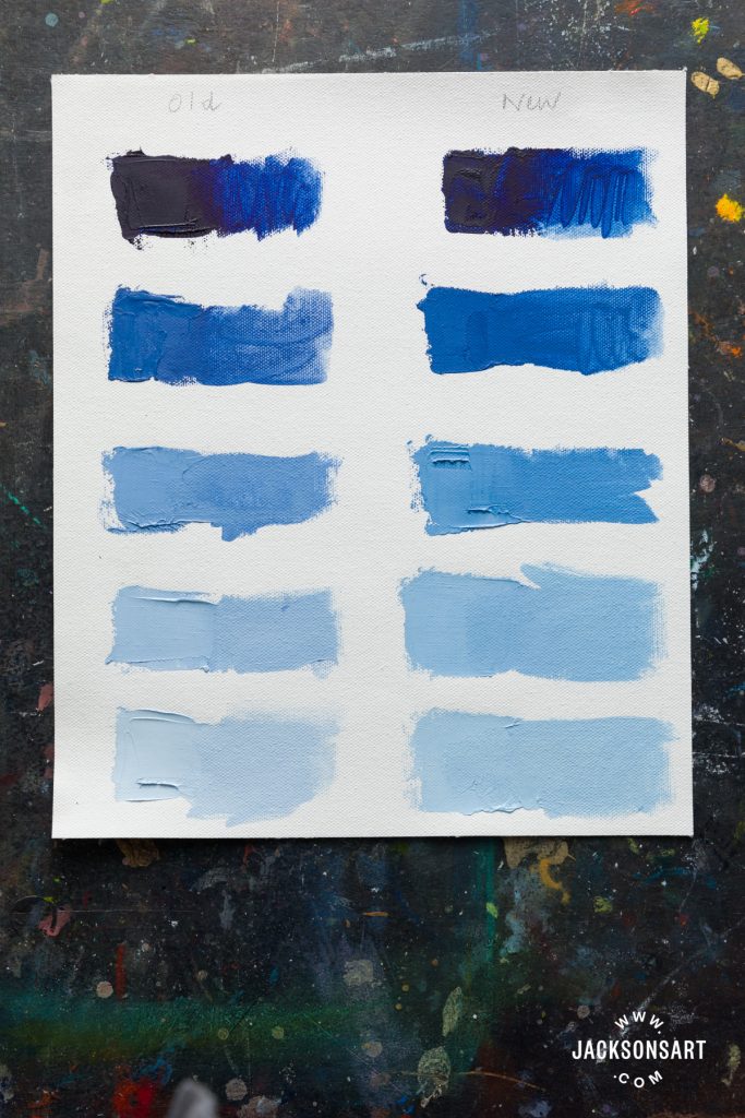 A Closer Look At Gamblin Colour Changes - Jackson's Art Blog