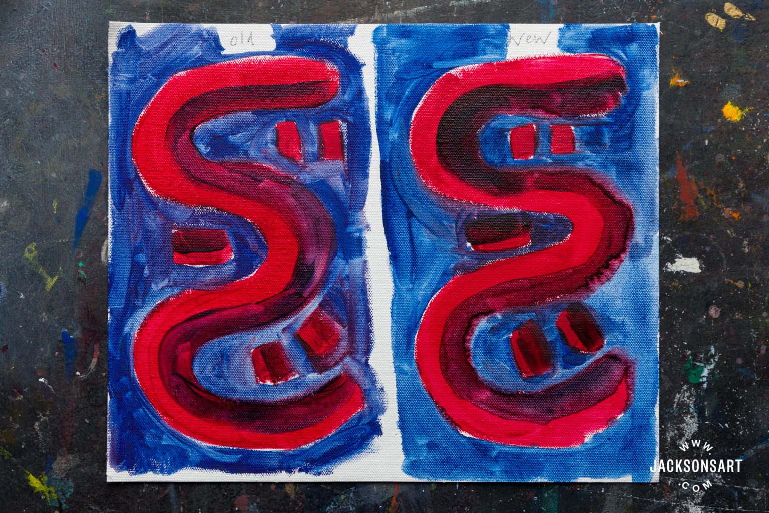 A Closer Look At Gamblin Colour Changes - Jackson's Art Blog