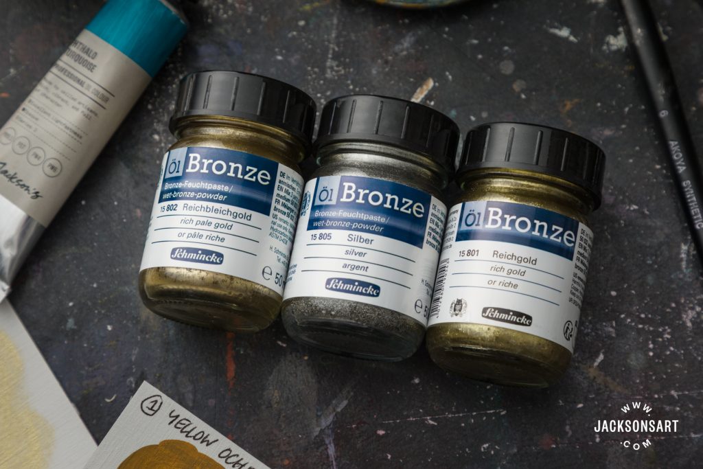 Metallic Effects for Oil Painting With Schmincke Oil Bronze Powders ...