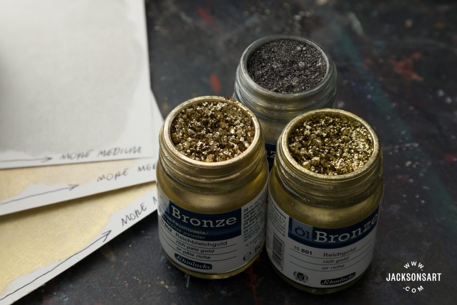 Metallic Effects for Oil Painting With Schmincke Oil Bronze Powders ...