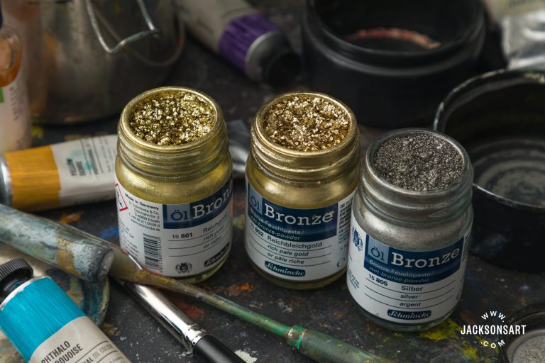 Metallic Oil Paints with Oil Bronzes - Jackson's Art Blog