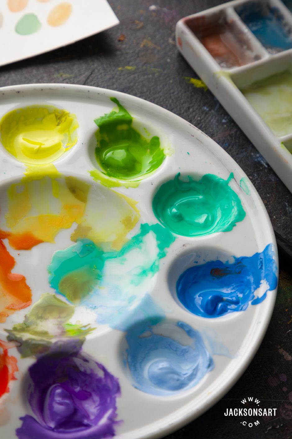 Review of Holbein Artists Gouache Irodori Spring Palette - Jackson's Art Blog