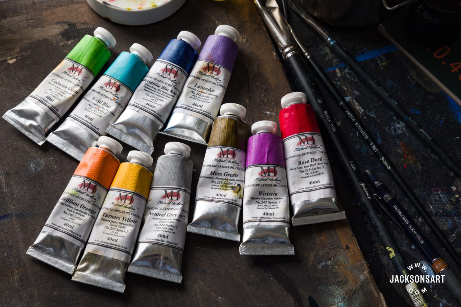 Review of Michael Harding Tunbridge Wells Oil Colours - Jackson's Art Blog