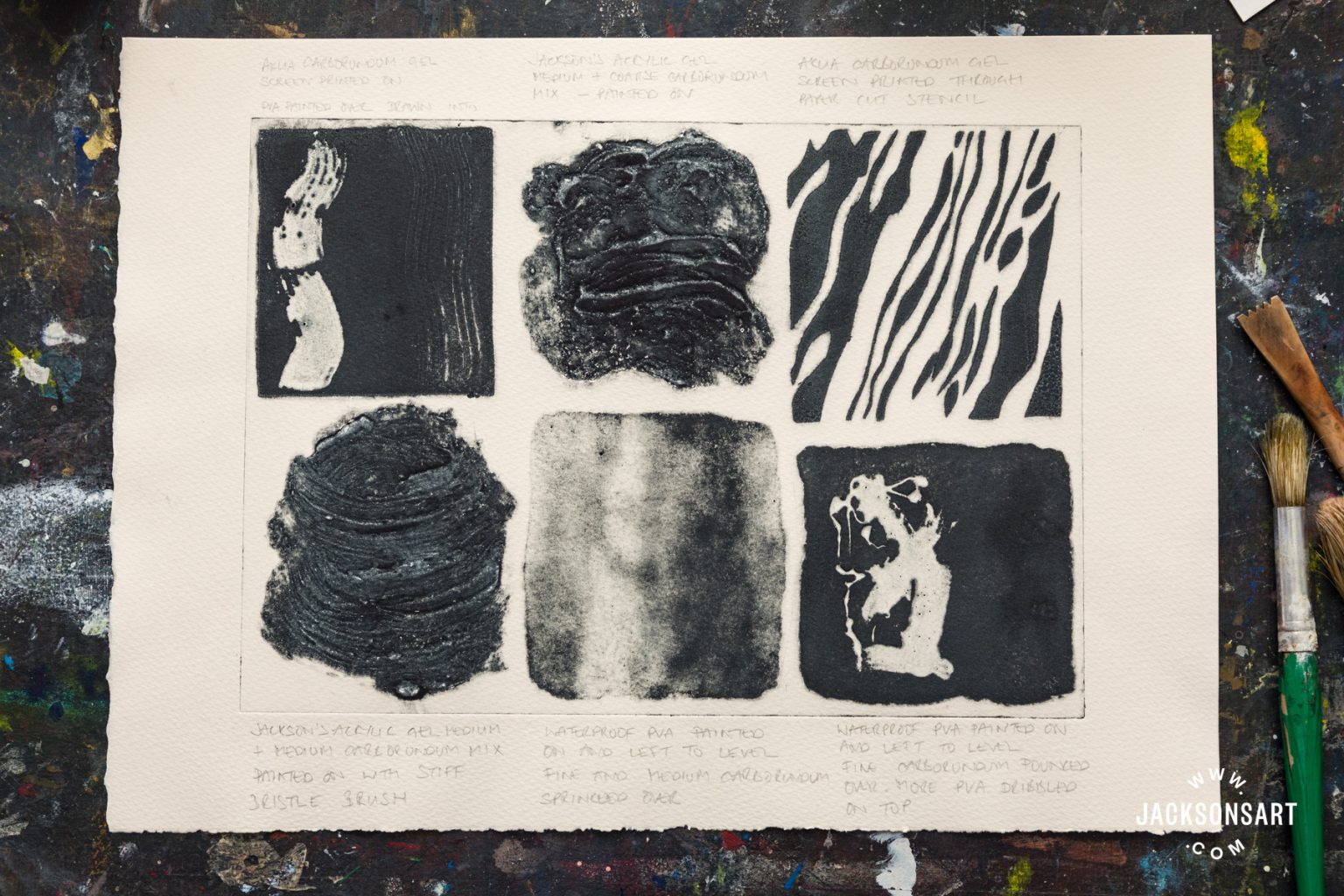Introduction to Carborundum Printing - Jackson's Art Blog