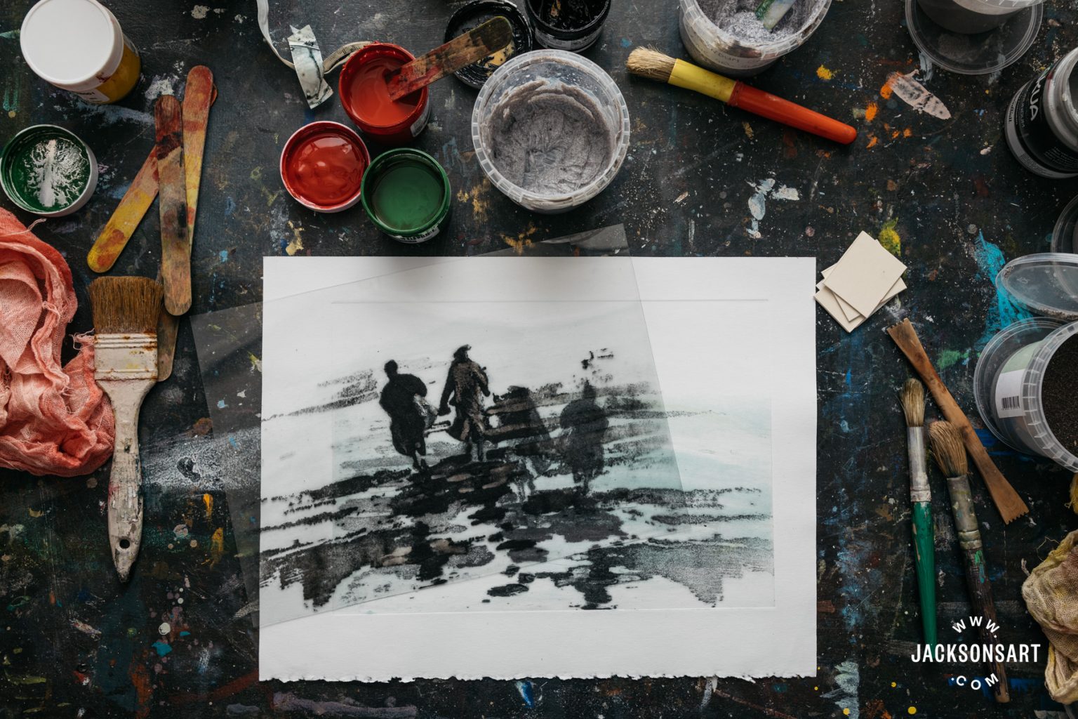 Introduction to Carborundum Printing - Jackson's Art Blog