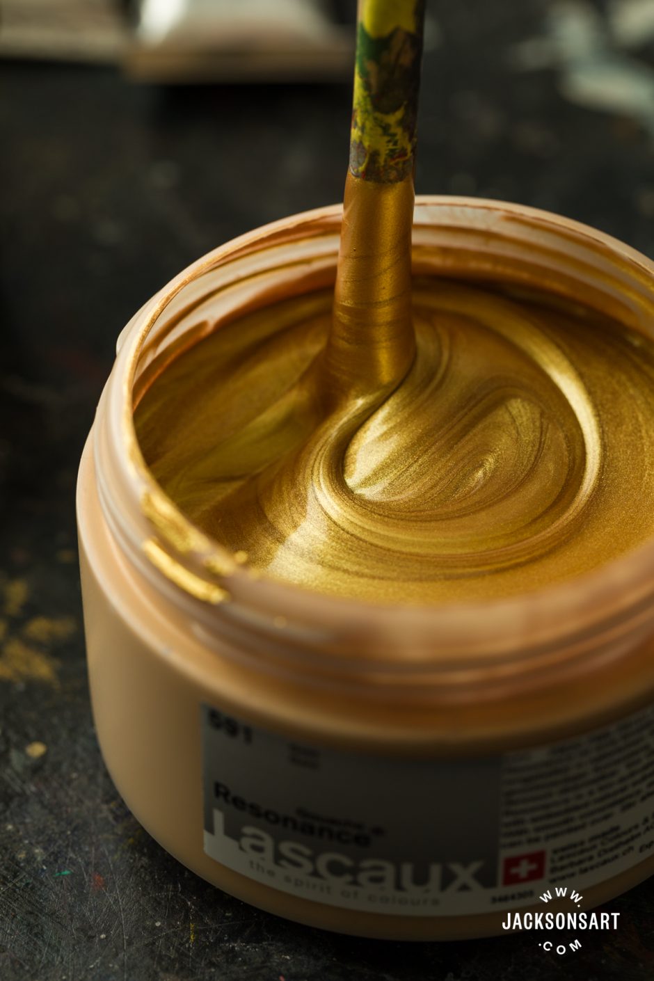 Artist Review of Lascaux Resonance Gold Gouache - Jackson's Art ...